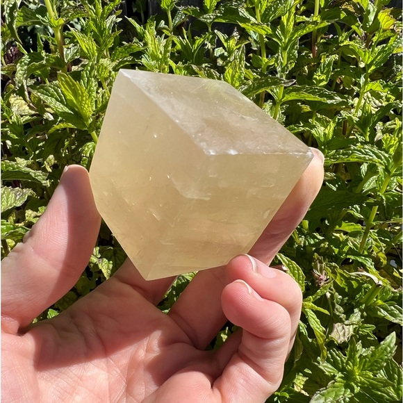 Other | Yellow Calcite 3d Cube Crystal | Poshmark